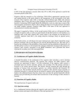 Implementation of a bpsk modulation based cognitive radio system using the energy detection ...