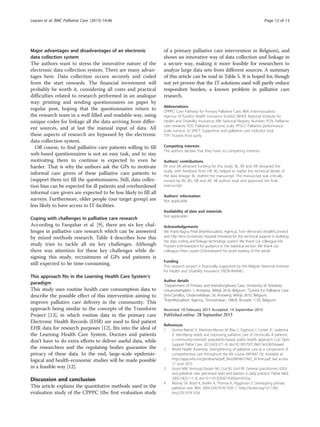 Implementation of a care pathway for primary palliative care - study ...