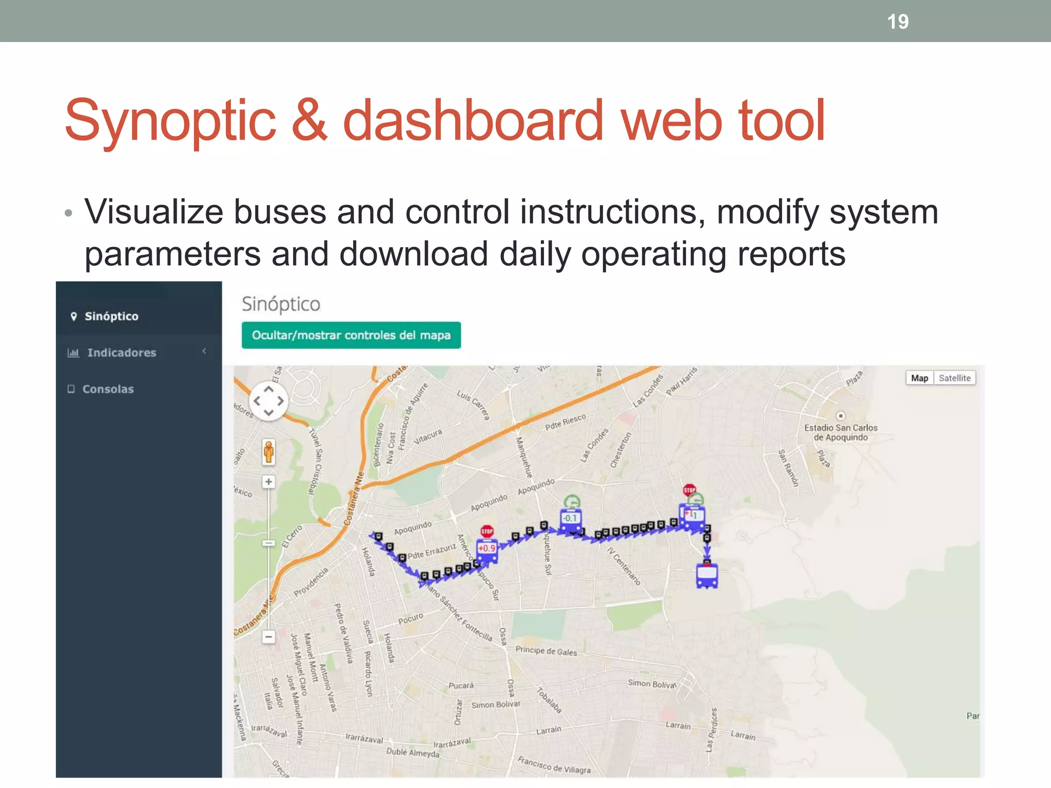 Implementation of a headway control system for buses in santiago | PPT