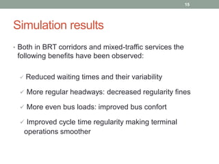 Implementation of a headway control system for buses in santiago | PPT