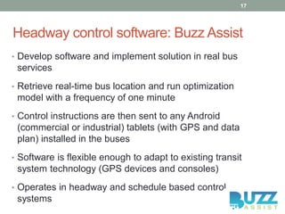 Implementation of a headway control system for buses in santiago | PPT