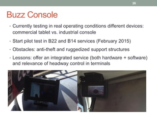 Implementation of a headway control system for buses in santiago | PPT