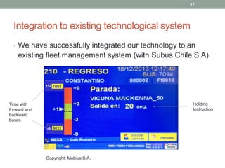 Implementation of a headway control system for buses in santiago | PPT