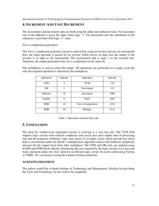 Implementation of an arithmetic logic using area efficient carry lookahead adder | PDF