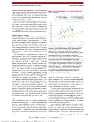 Implementation of a value driven outcomes program to identify high variability in clinical costs ...