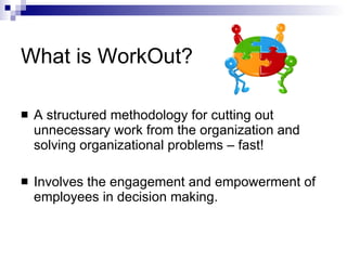 Implementing a Work Out Program Using The General Electric Approach ...