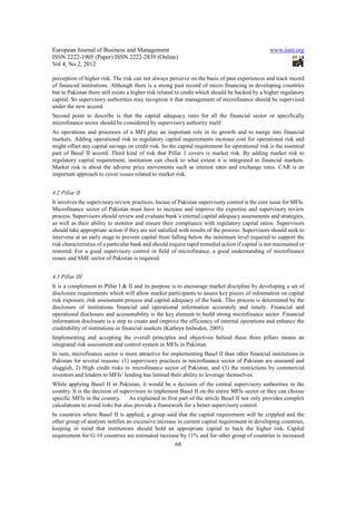 Implementation of basel ii in microfinance sector of pakistan | PDF | Financial Regulation | Economy
