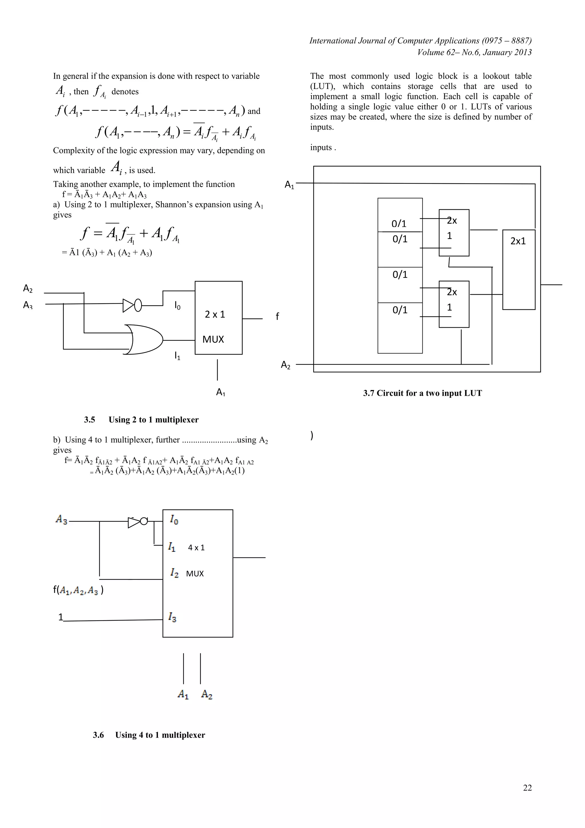 Implementation of boolean function through1 multiplexer | PDF | Free ... Implementation of boolean function through1 multiplexer | PDF | Free ...