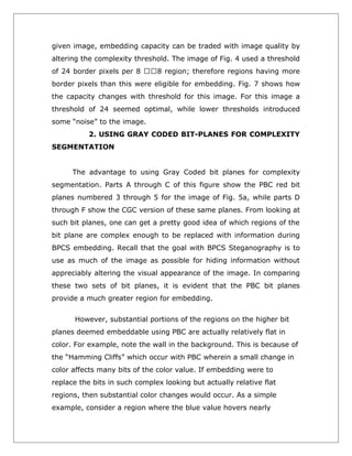 Implementation of bpcs steganography (synopsis) | DOC | Internet | Computing