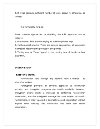 Implementation of bpsc stegnography ( synopsis) | DOC | Internet | Computing