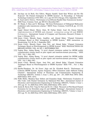 Implementation of channel estimation algorithms in ofdm for 64 subcarriers | PDF