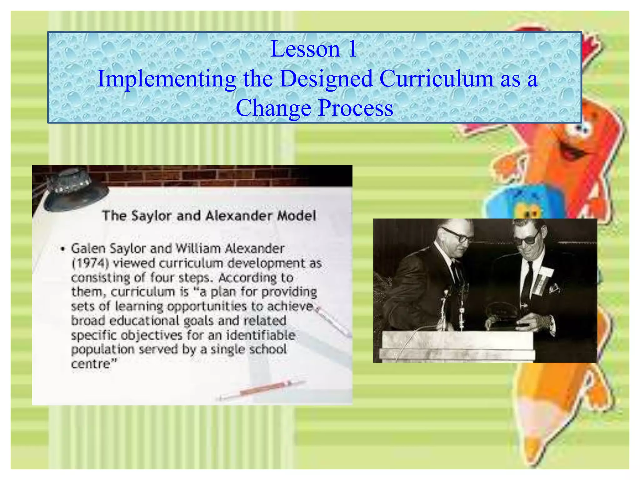 Implementation of curriculum | PPTX