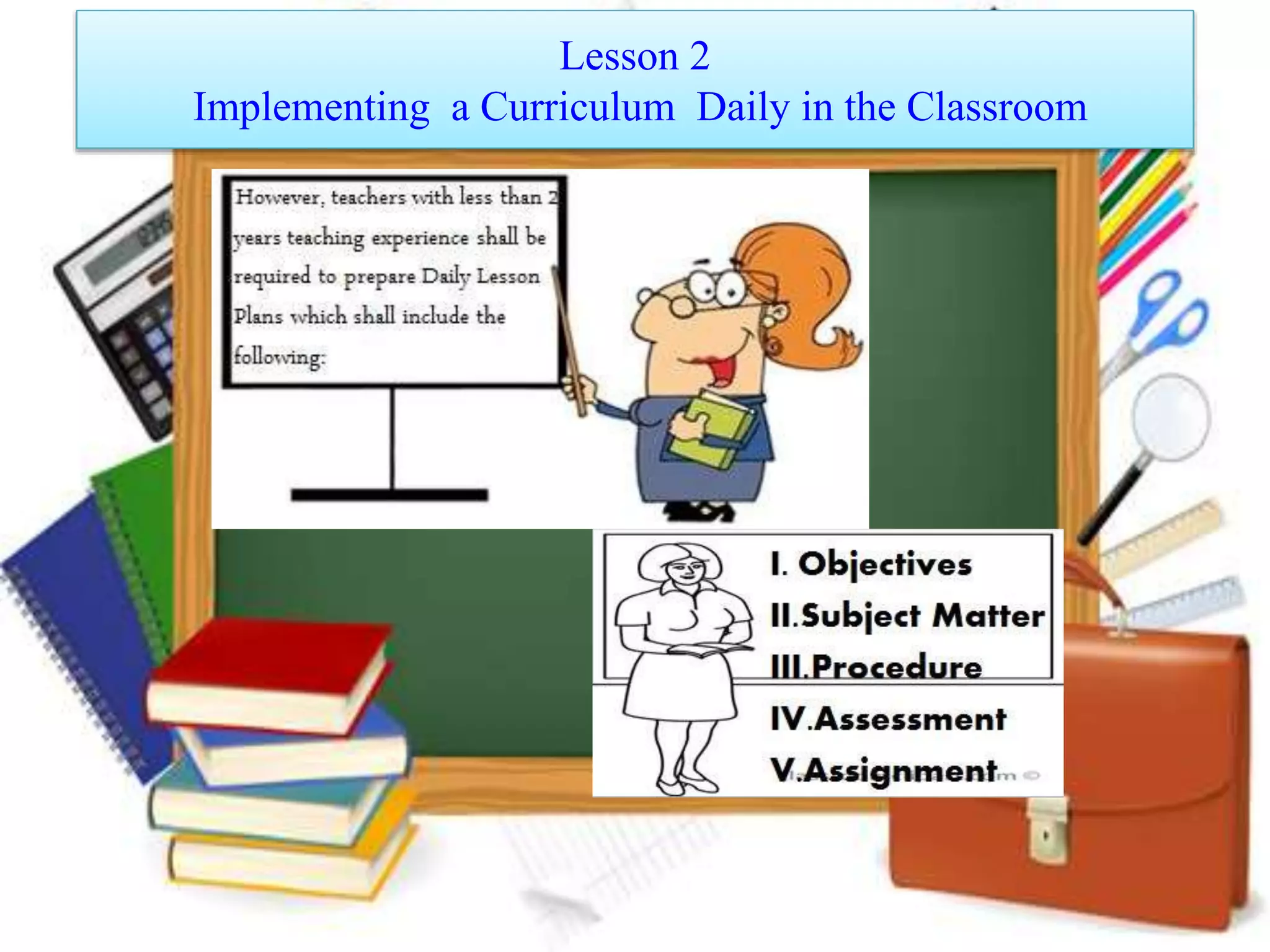 Implementation of curriculum | PPTX