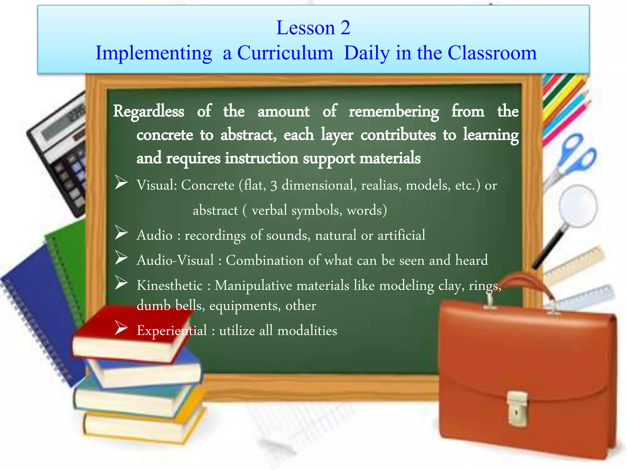 Implementation of curriculum | PPTX