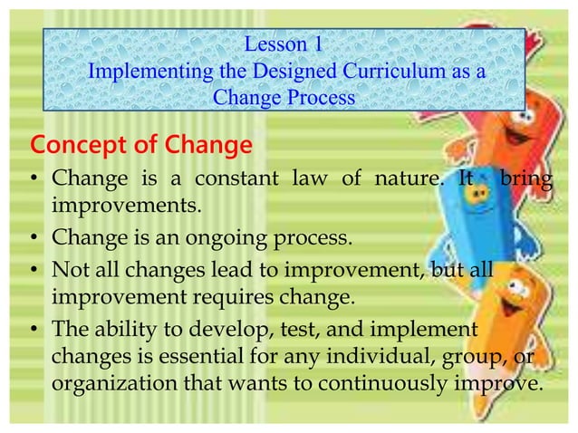Implementation of curriculum | PPTX