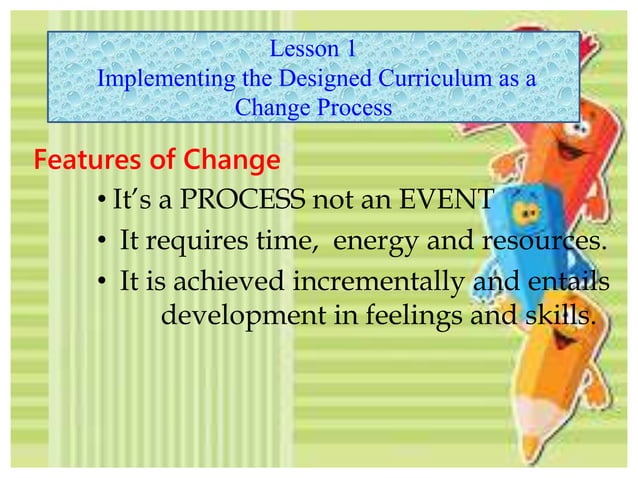 Implementation of curriculum | PPTX