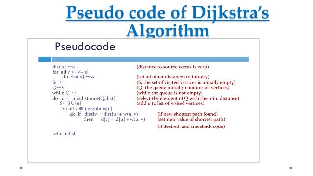 Implementation Of Dijsktras Algorithm In Parallel
