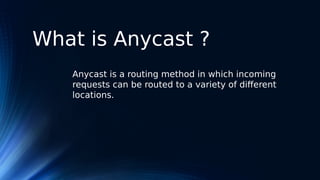 Implementation of DNS Anycast - a case study | PDF