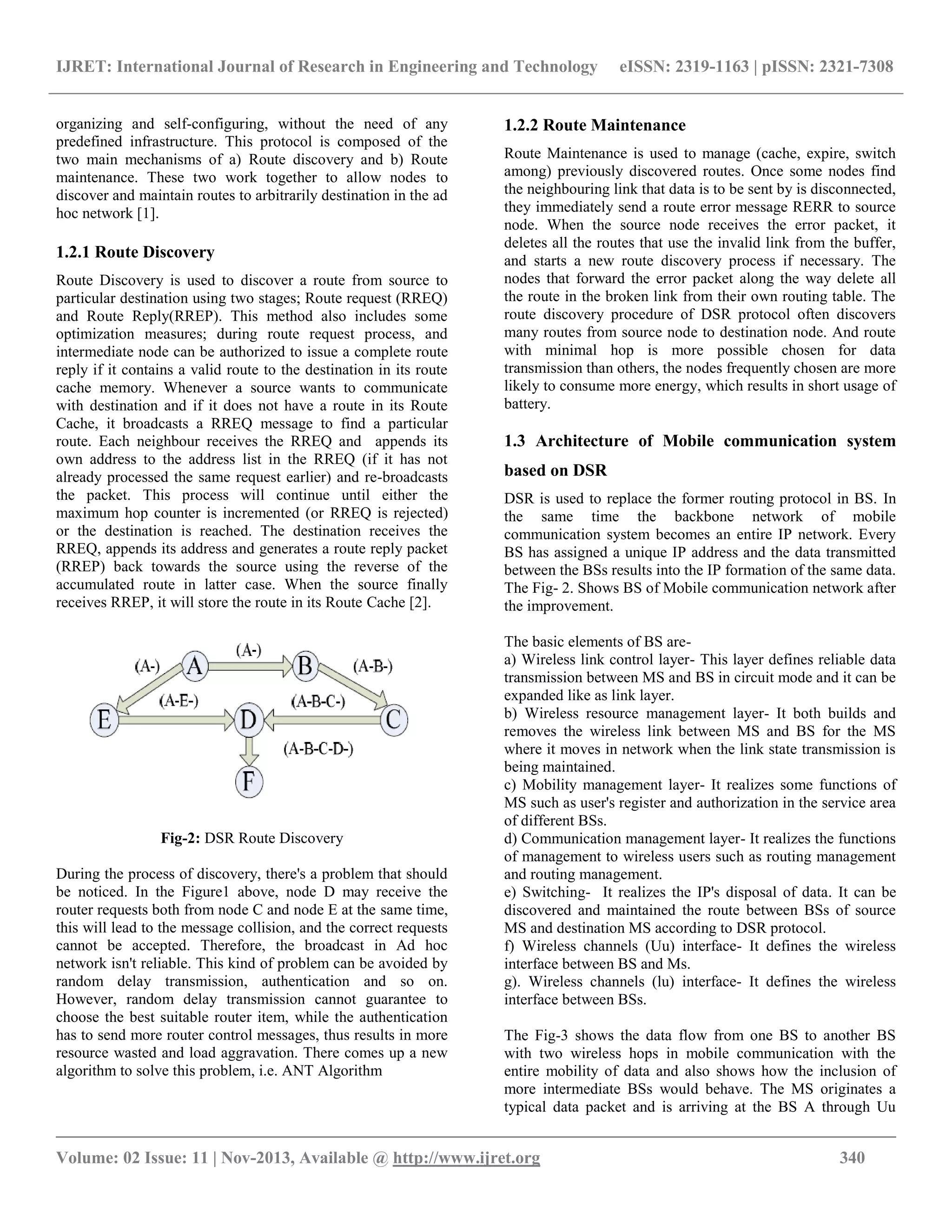 Implementation Of Dynamic Source Routing Dsr In Mobile Ad Hoc Network