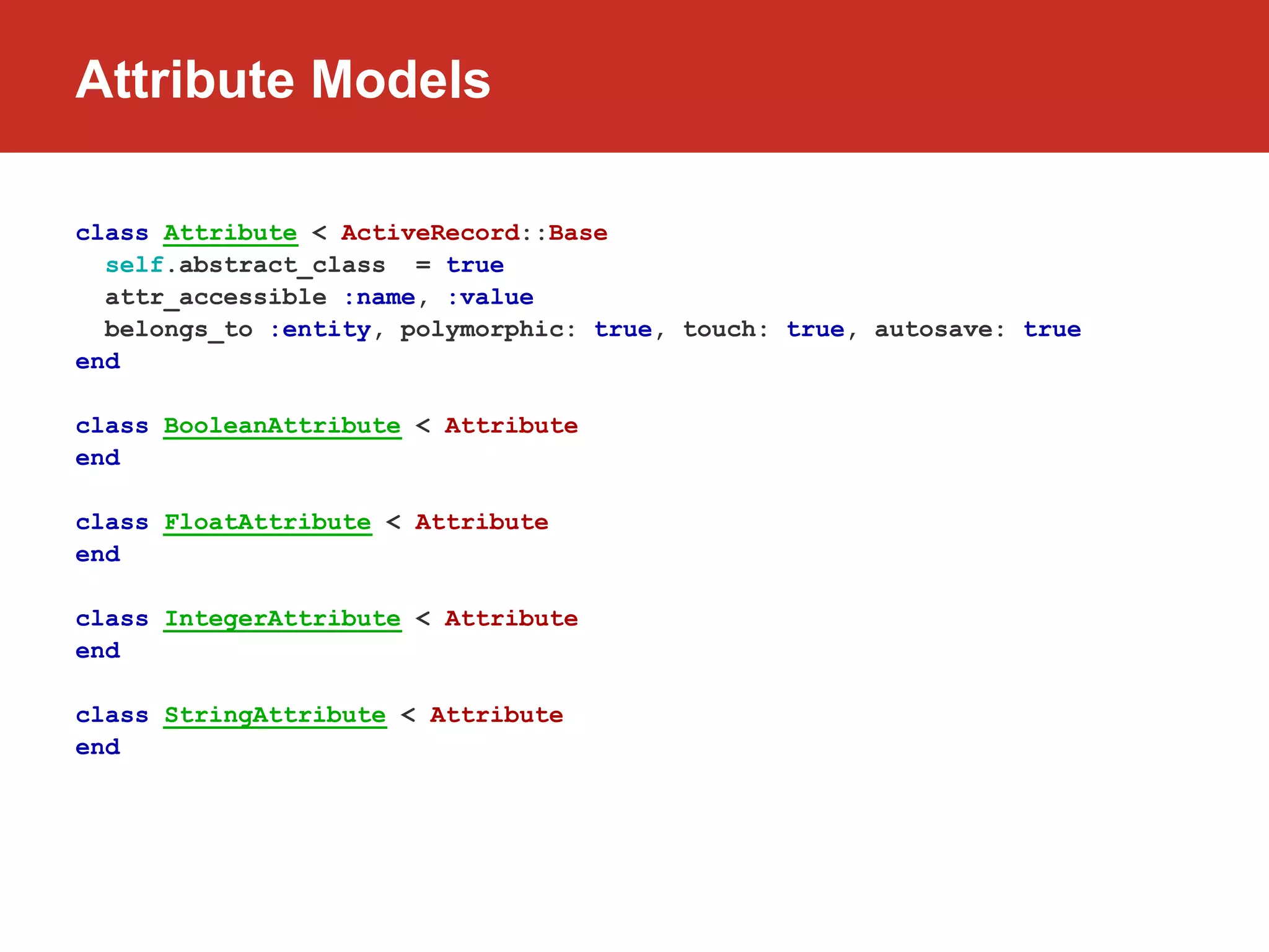 Implementation of EAV pattern for ActiveRecord models | PDF
