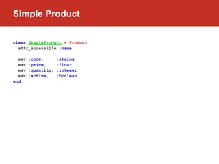 Implementation of EAV pattern for ActiveRecord models | PDF