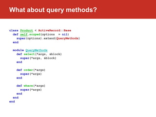 Implementation of EAV pattern for ActiveRecord models | PPT