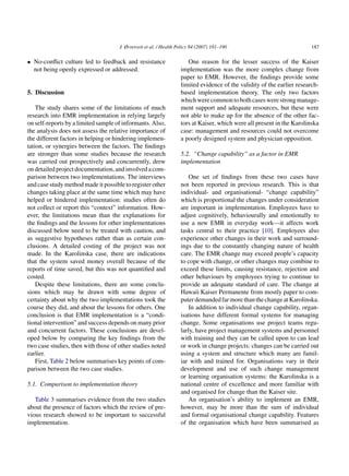 Implementation Of Electronic Medical Records In Hospitals Two Case ...