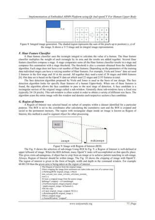 Implementation of embedded arm9 platform using qt and open cv for human upper body detection | PDF