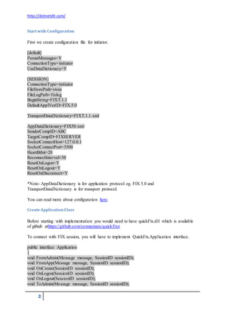 Implementation of fix messages for fix 5.0 sp2 and fixt1.1 specification | DOCX