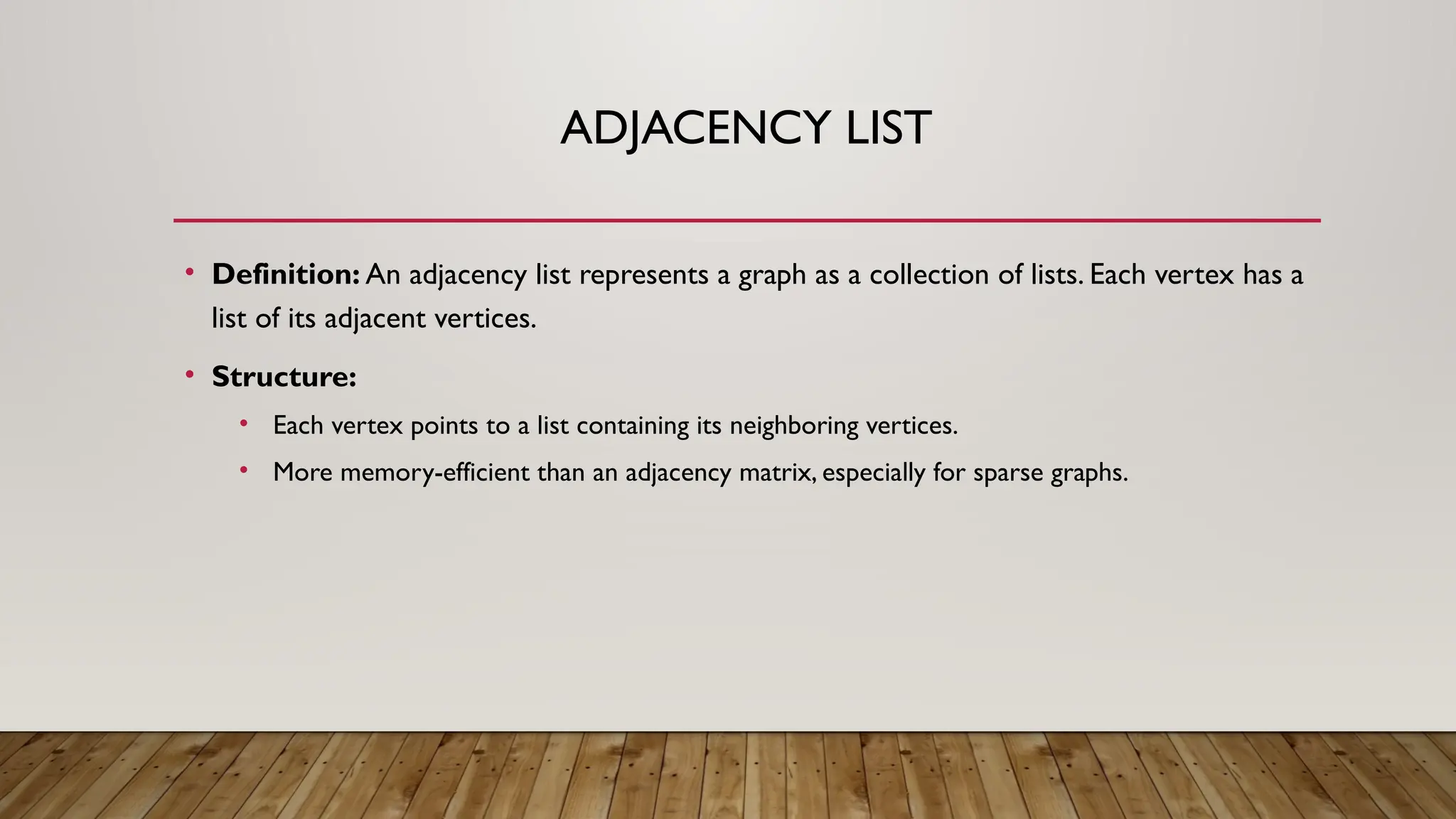 Implementation of graphs, adjaceny matrix | PPTX
