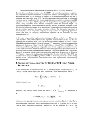 Implementation Of Grigoryan FFT For Its Performance Case Study Over Cooley-Tukey FFT Using ...