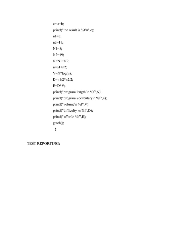 Implementation of halstead | PDF