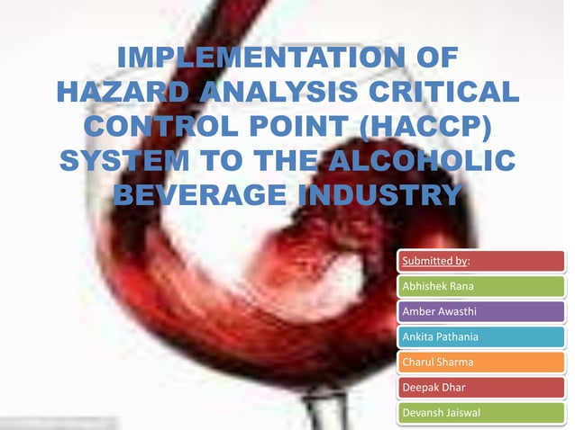 Implementation of hazard analysis critical control point ( | PPTX ...