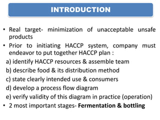 Implementation of hazard analysis critical control point ( | PPTX
