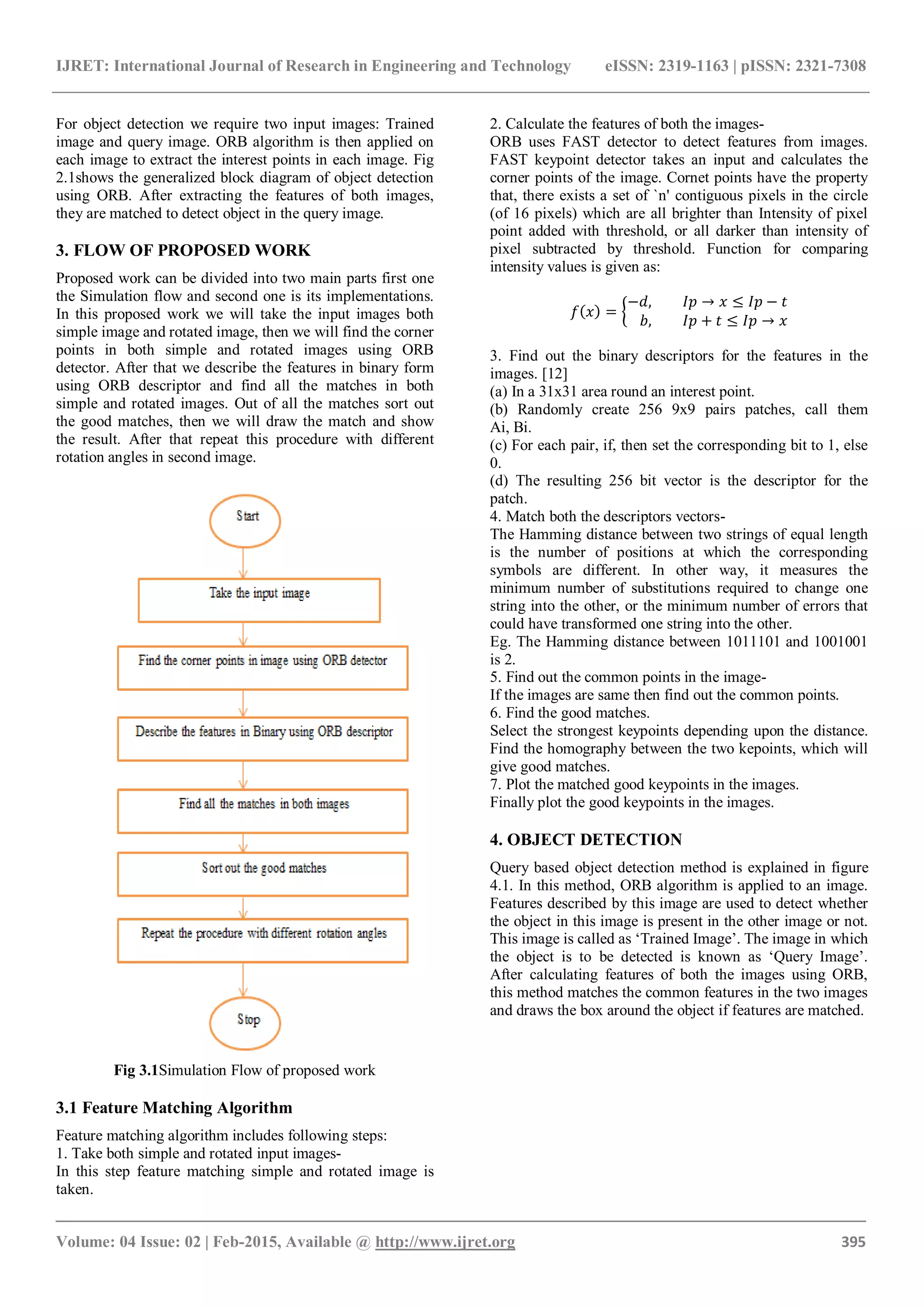 Implementation Of High Performance Feature Extraction Method Using Oriented Fast And Rotated