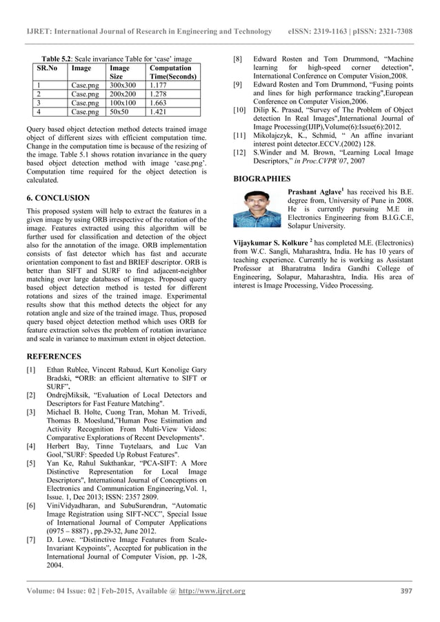 Implementation Of High Performance Feature Extraction Method Using Oriented Fast And Rotated