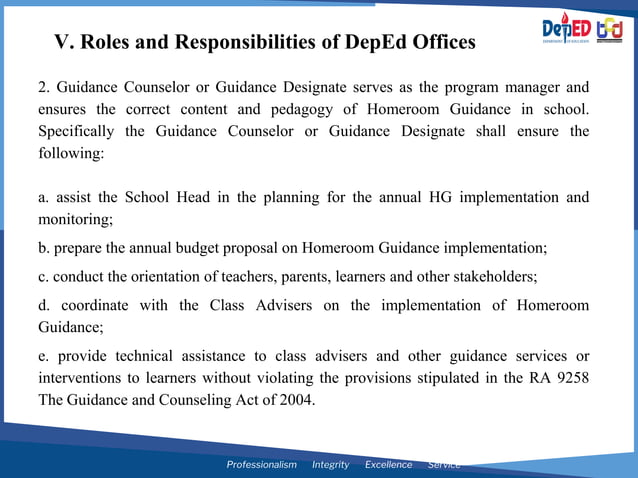 Implementation of Homeroom Guidance for SY 2021-2022.pdf | Educational Assessment | Education