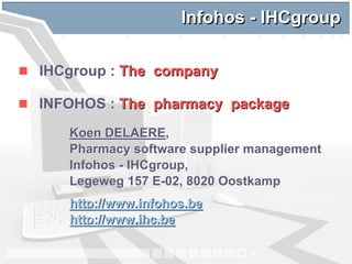 Implementation of an integrated Hospital Pharmacy software solution ...