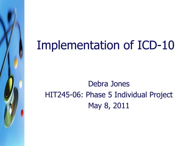 Implementation of ICD-10 | PPT