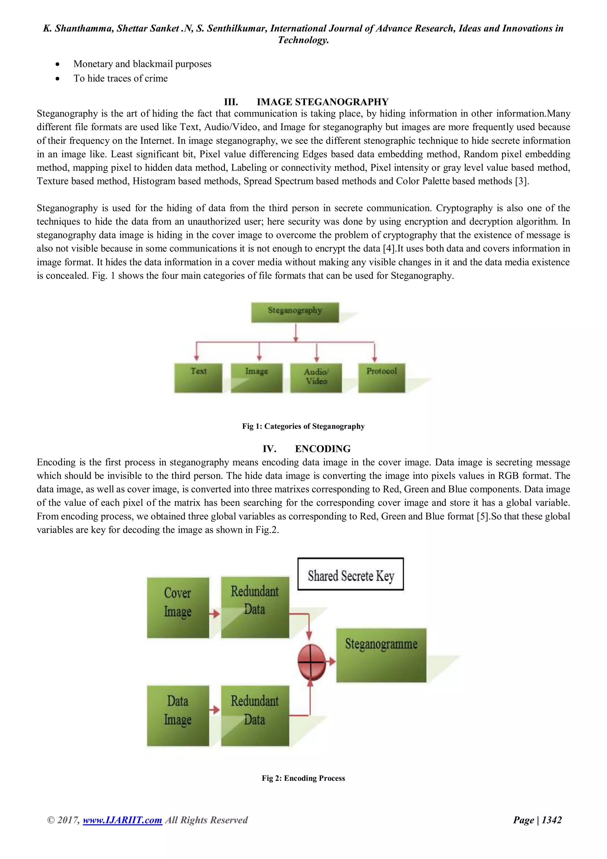 Implementation of image steganography using lab view | PDF