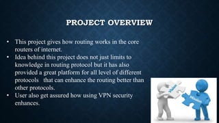 Implementation of intelligent wide area network(wan) | PPTX