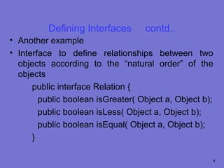 Implementation of interface9 cm604.30 | Programming Languages | Computing