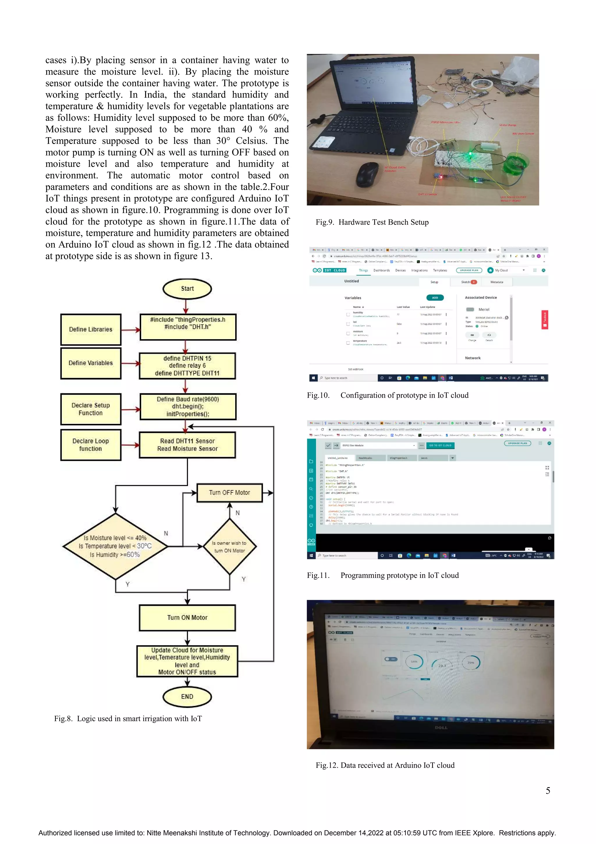 Implementation of IoT in Agriculture: A Scientific Approach for Smart Irrigation | PDF ...