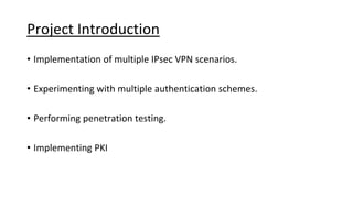 Implementation of IPsec with PKI | PPTX | Internet | Computing
