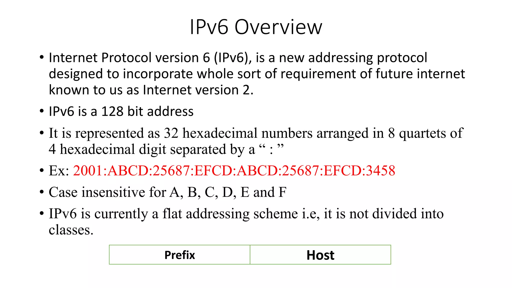 A very good introduction to IPv6 | PPTX