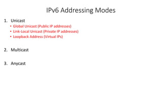 A very good introduction to IPv6 | PPTX