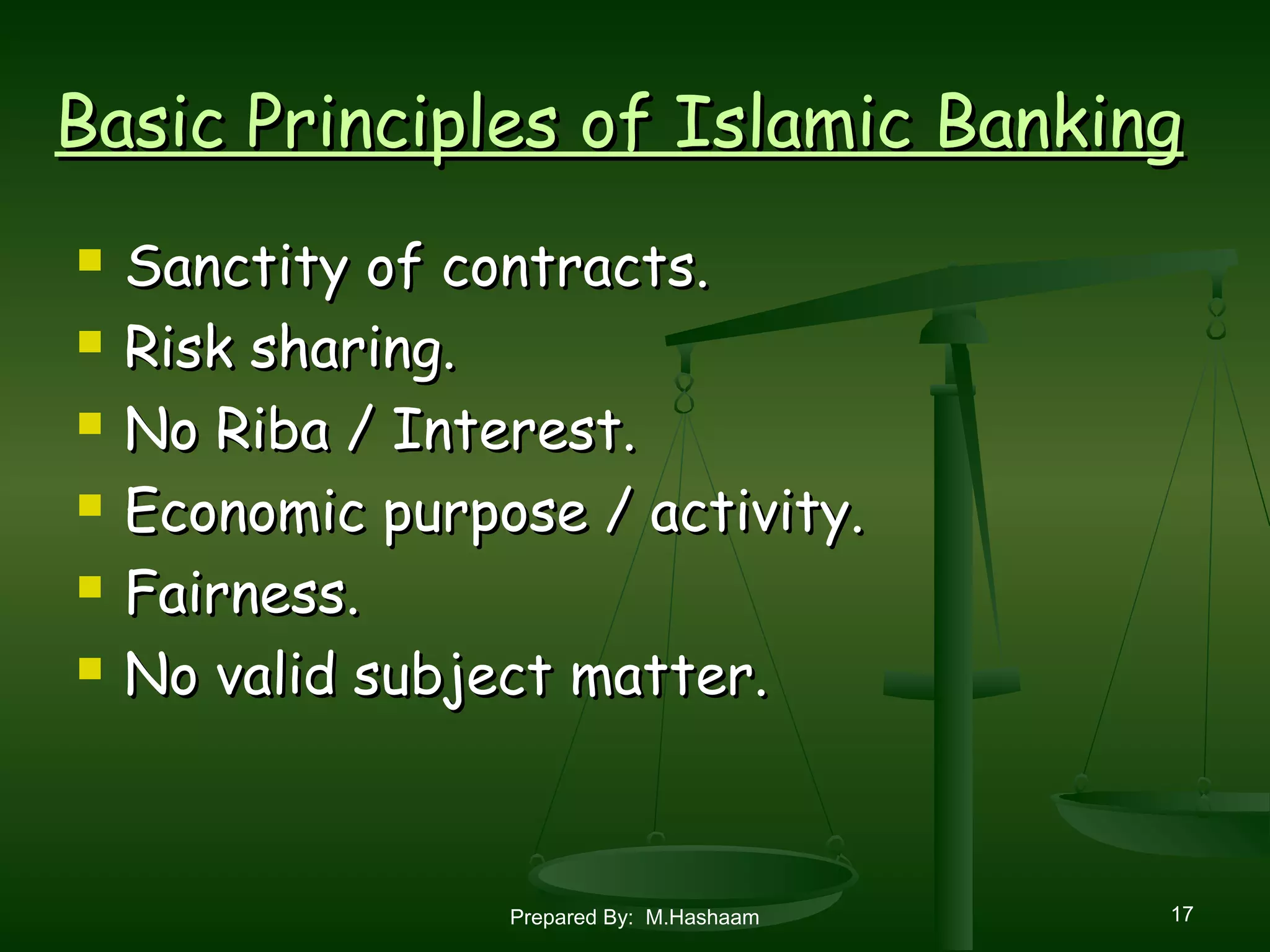 Implementation of islamic banking in pakistan by m.hashaam | PPT