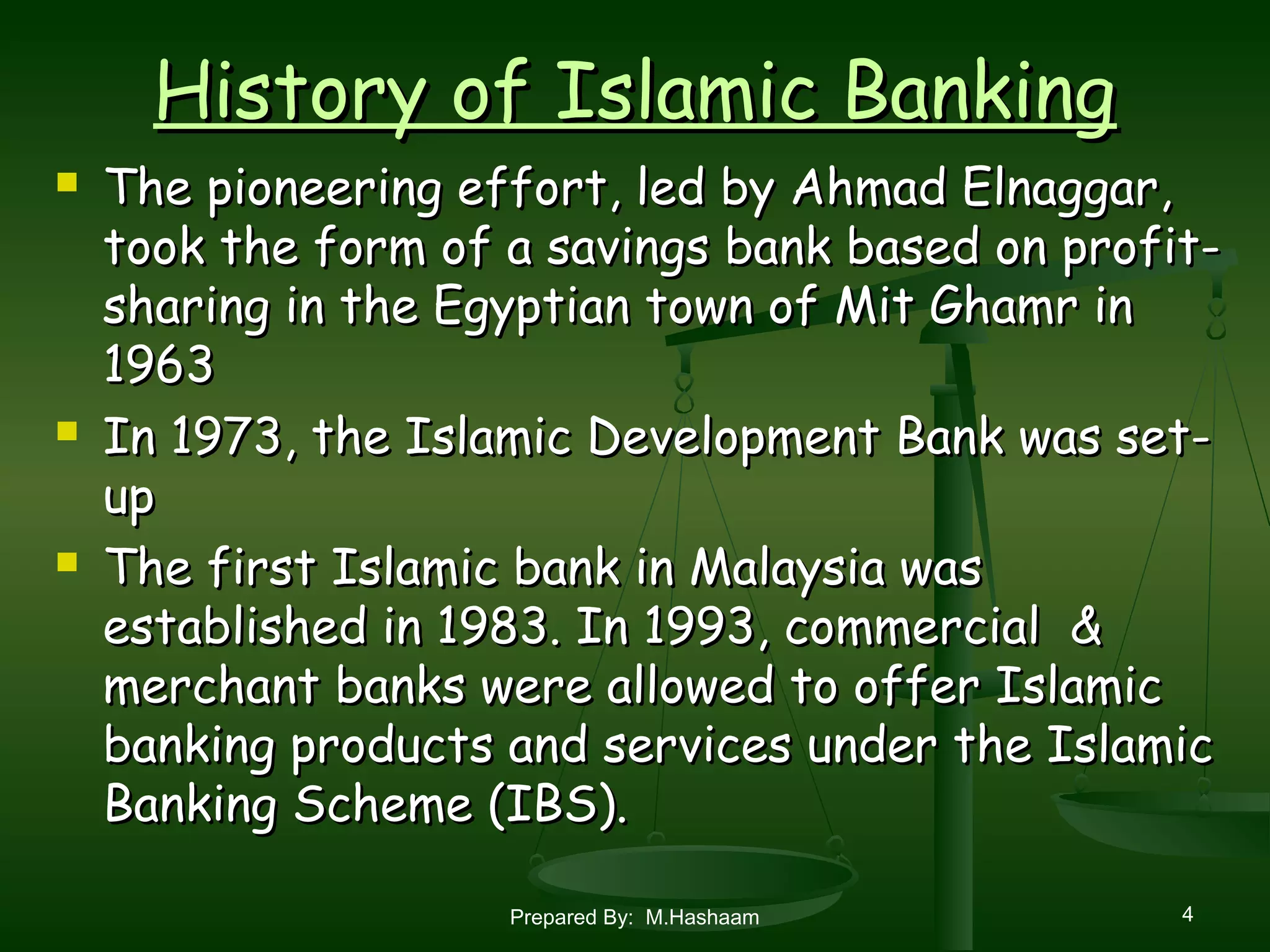 Implementation of islamic banking in pakistan by m.hashaam | PPT