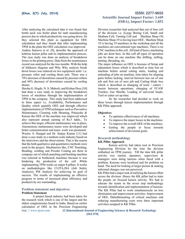 Implementation_of_Kobetsu_Kaizen_pillar.pdf | Manufacturing Industry ...