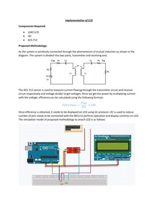Implementation of lcd | PDF